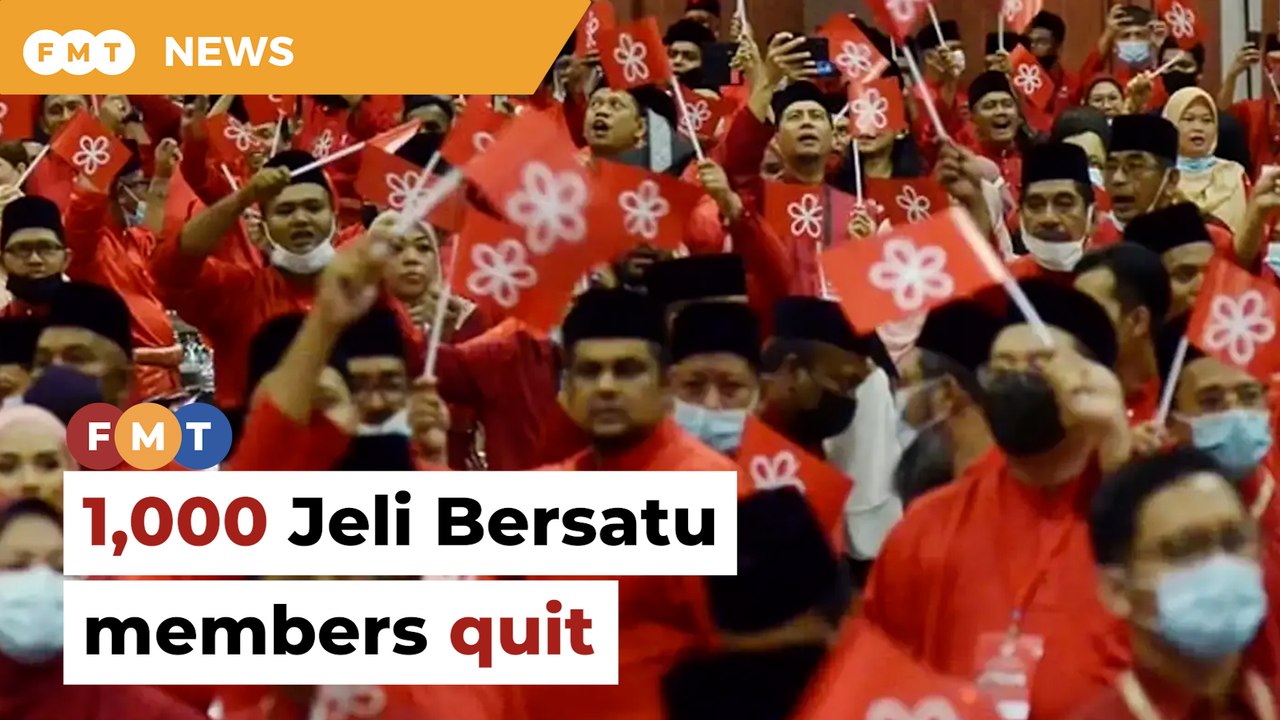 Mass exodus from Jeli Bersatu as 1,000 members quit - video Dailymotion