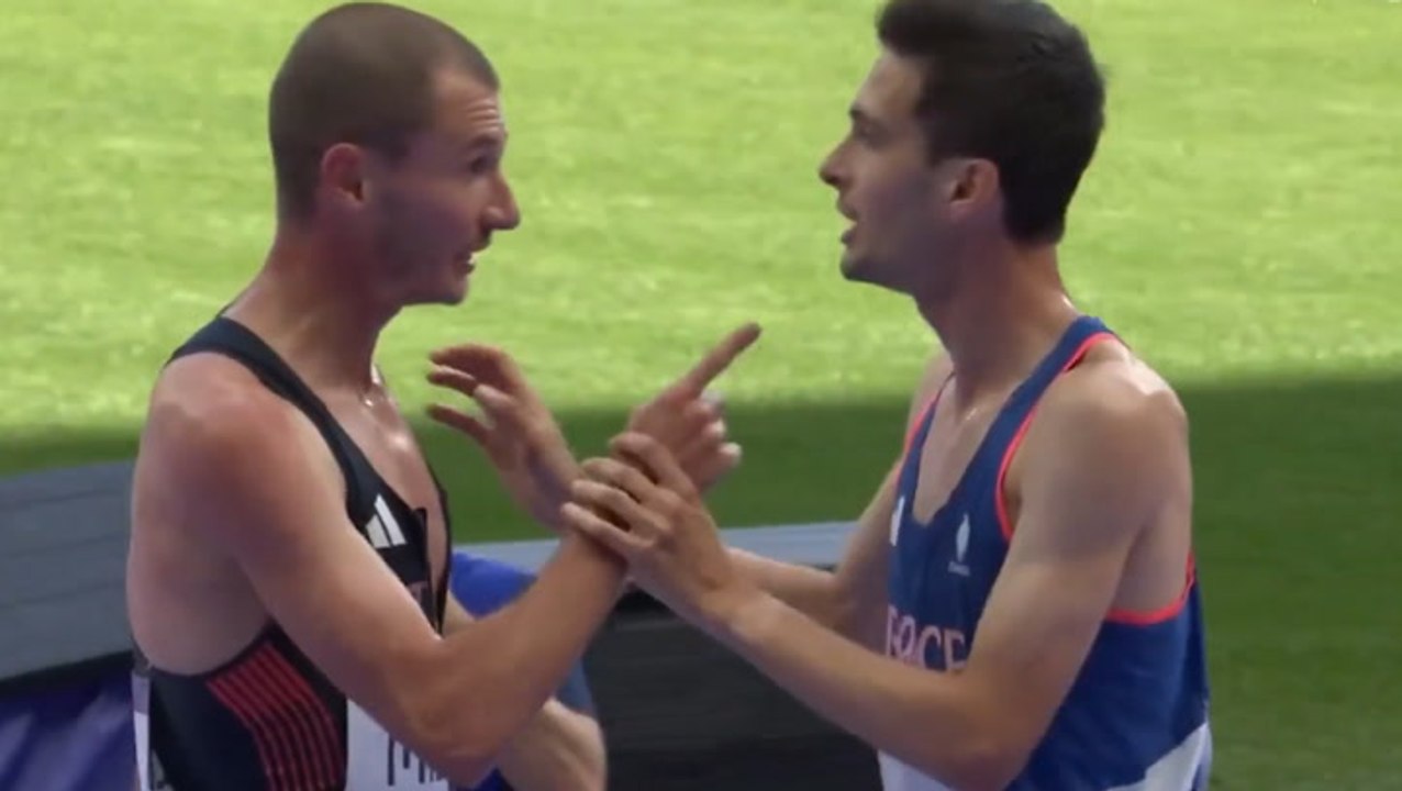 Team GB runner George Mills in heated exchange with French rival after ...