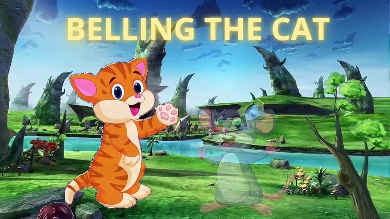"BELLING THE CAT" || English Stories for kids || Cat Story || English ...