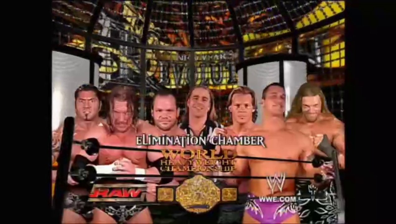WWE New Year's Revolution 2005 - Triple H vs Edge vs Chris Jericho vs ...