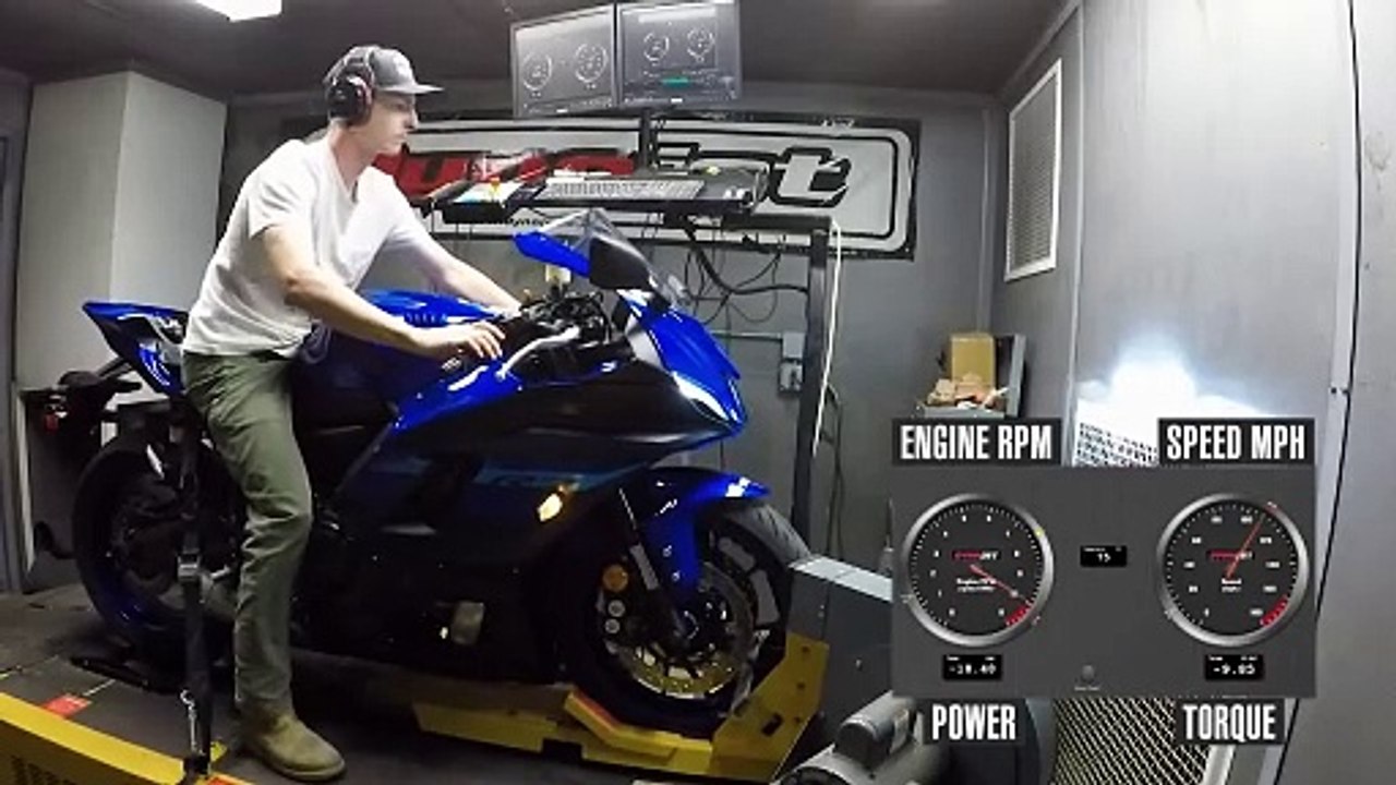 2024 Yamaha YZF-R7 Dyno Test - video Dailymotion