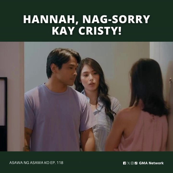 Asawa Ng Asawa Ko: Hannah, nag-sorry kay Cristy! (Episode 118) - video Dailymotion