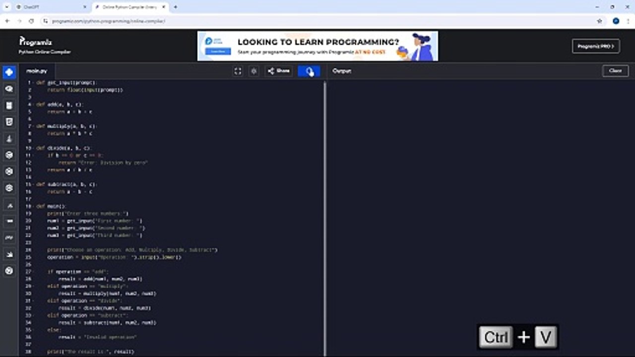 ChatGPT Course Section 14 Generating Programming Codes - video Dailymotion