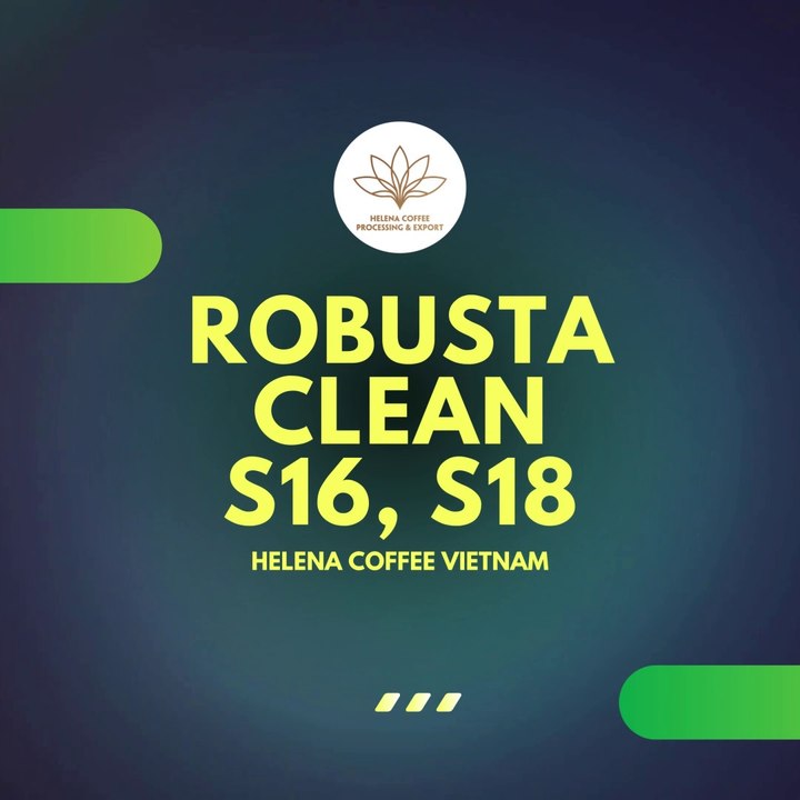 Robusta Clean Dry Process Coffee Beans S16, S18 | Vietnam Coffee ...