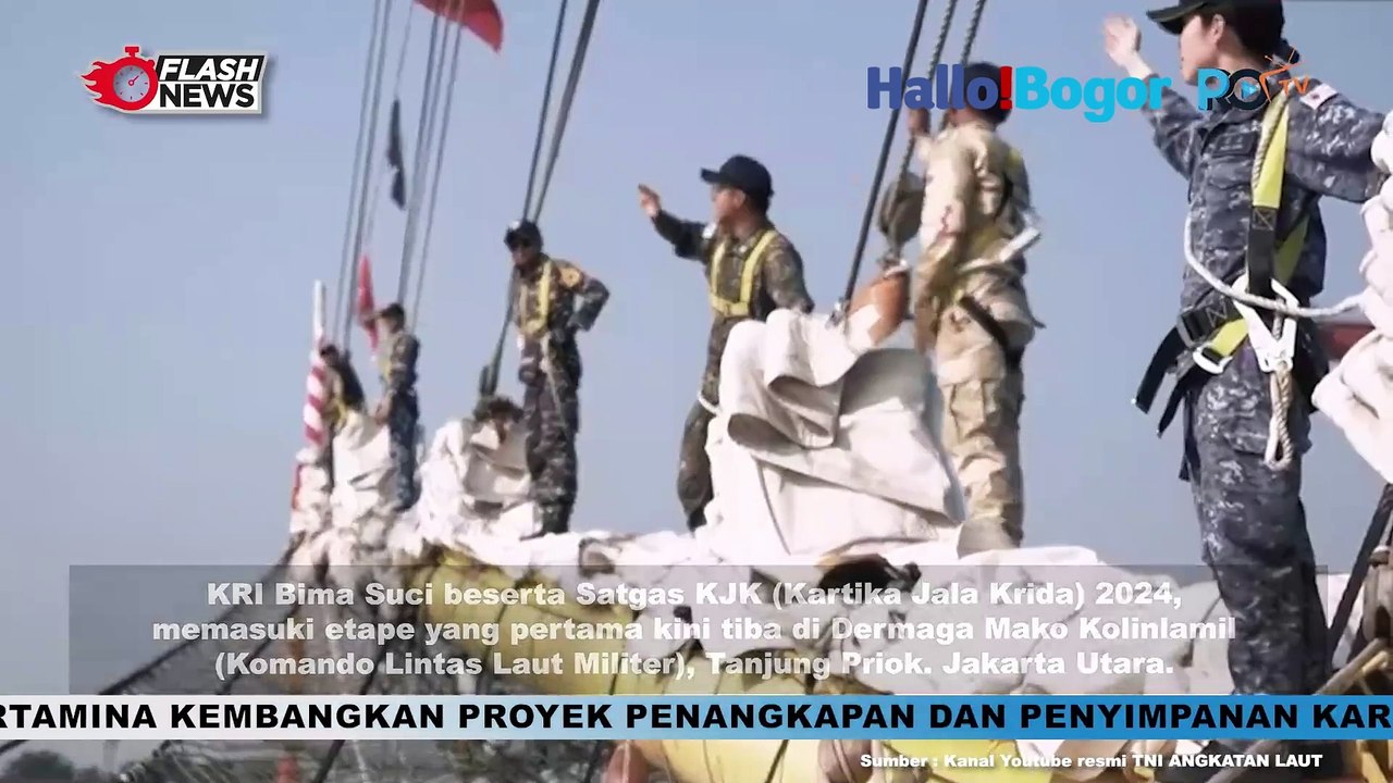 KRI Bima Suci Tiba di Jakarta: Etape Pertama Satgas KJK 2024 dan Penampilan Spesial di Dermaga ...