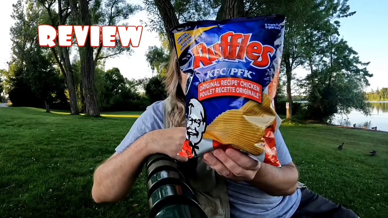 limited Time Only Ruffles KFC Original Chicken Recipe Review - video ...