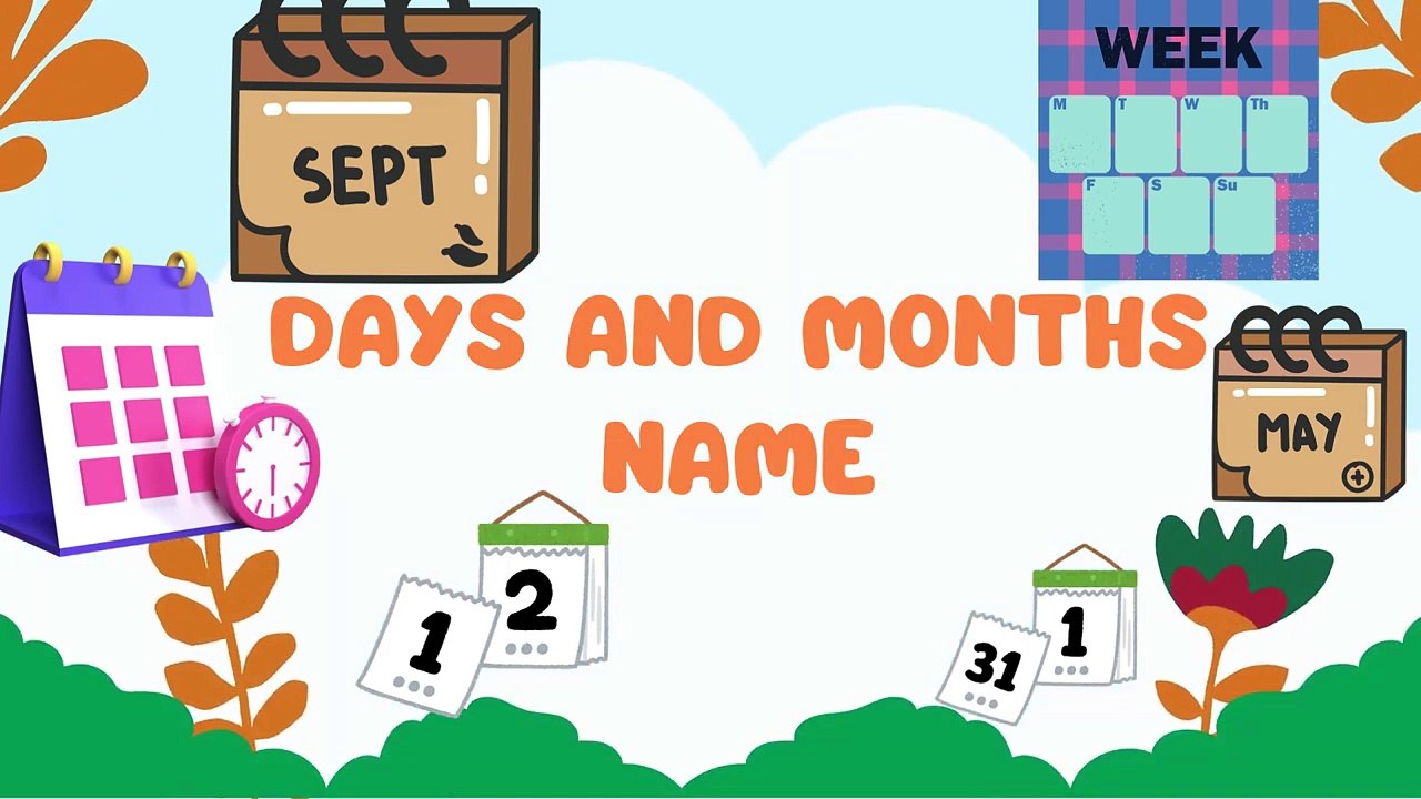 Months Of The Year, Days Of The Week + More Kids Learning Videos and ...