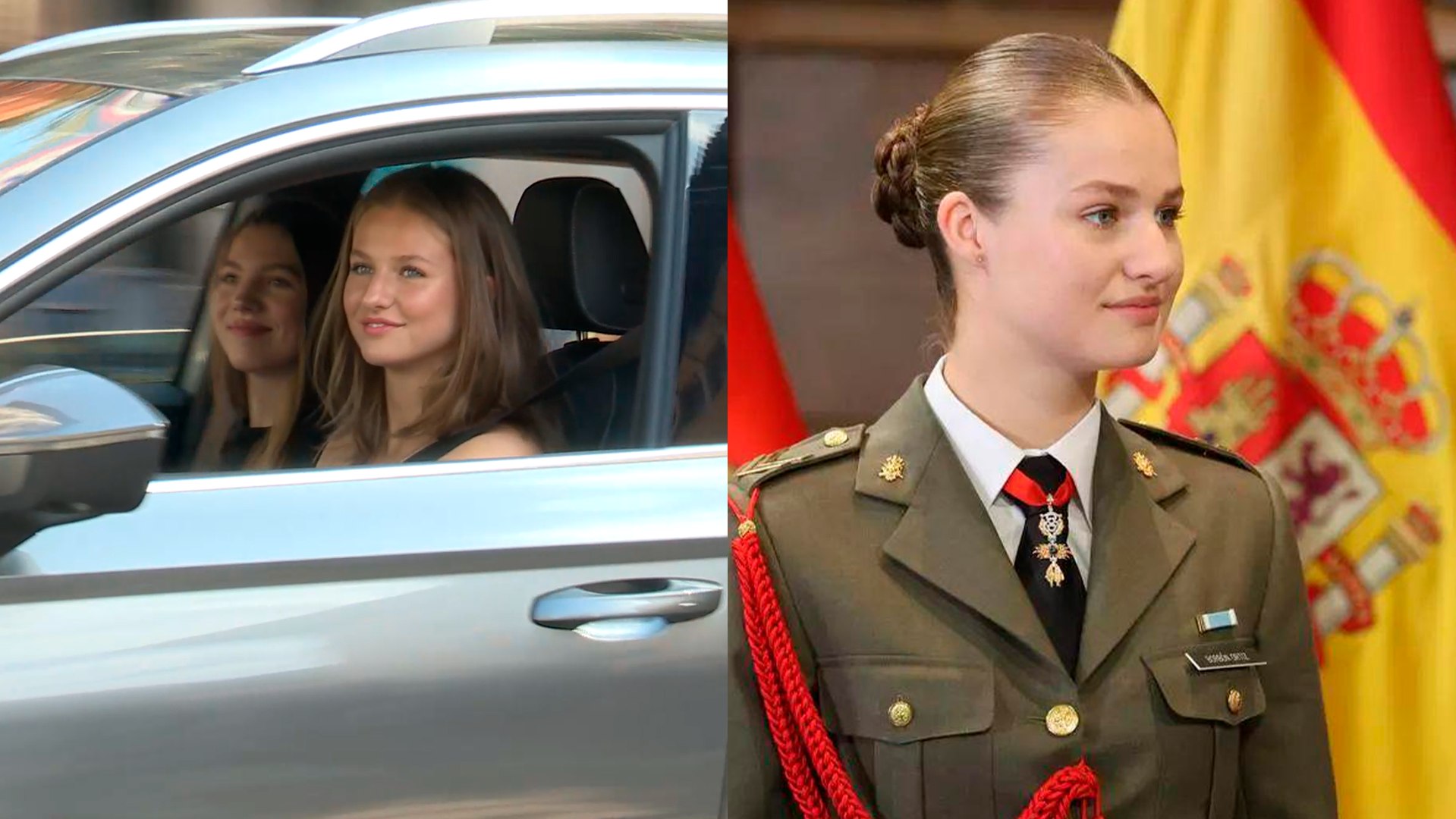 La princesa Leonor hija del Rey de España Felipe VI se mostró por ...