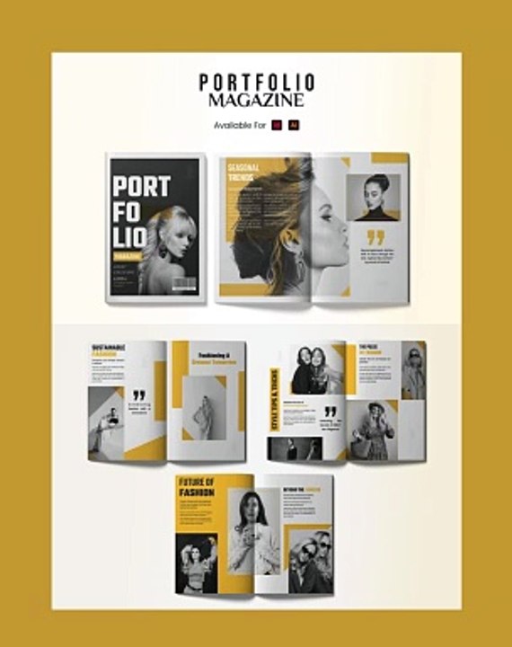 Portfolio Magazine Layout - video Dailymotion