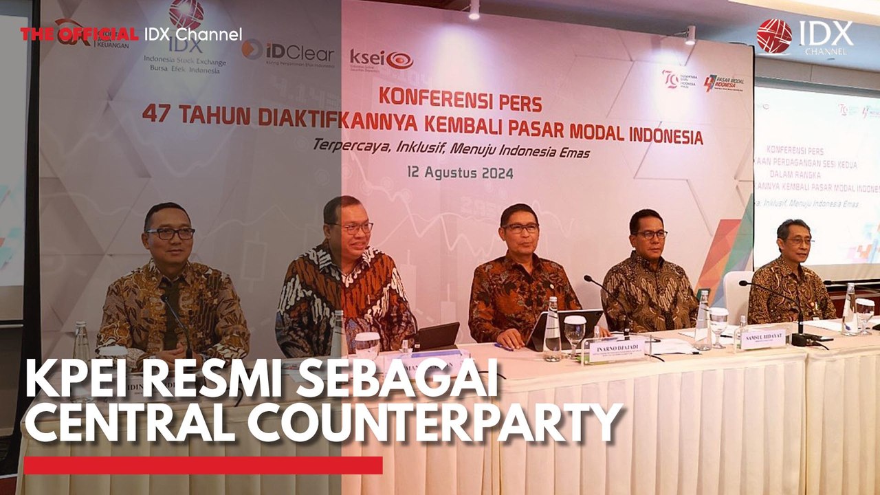 KPEI Resmi Sebagai Central Counterparty - video Dailymotion