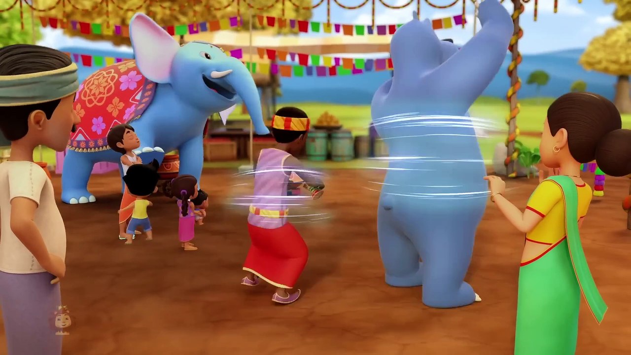 Gaiya Meri Cartoon Video गय मर गईय Ek Mota Hathi Hindi Rhymes And Baby ...