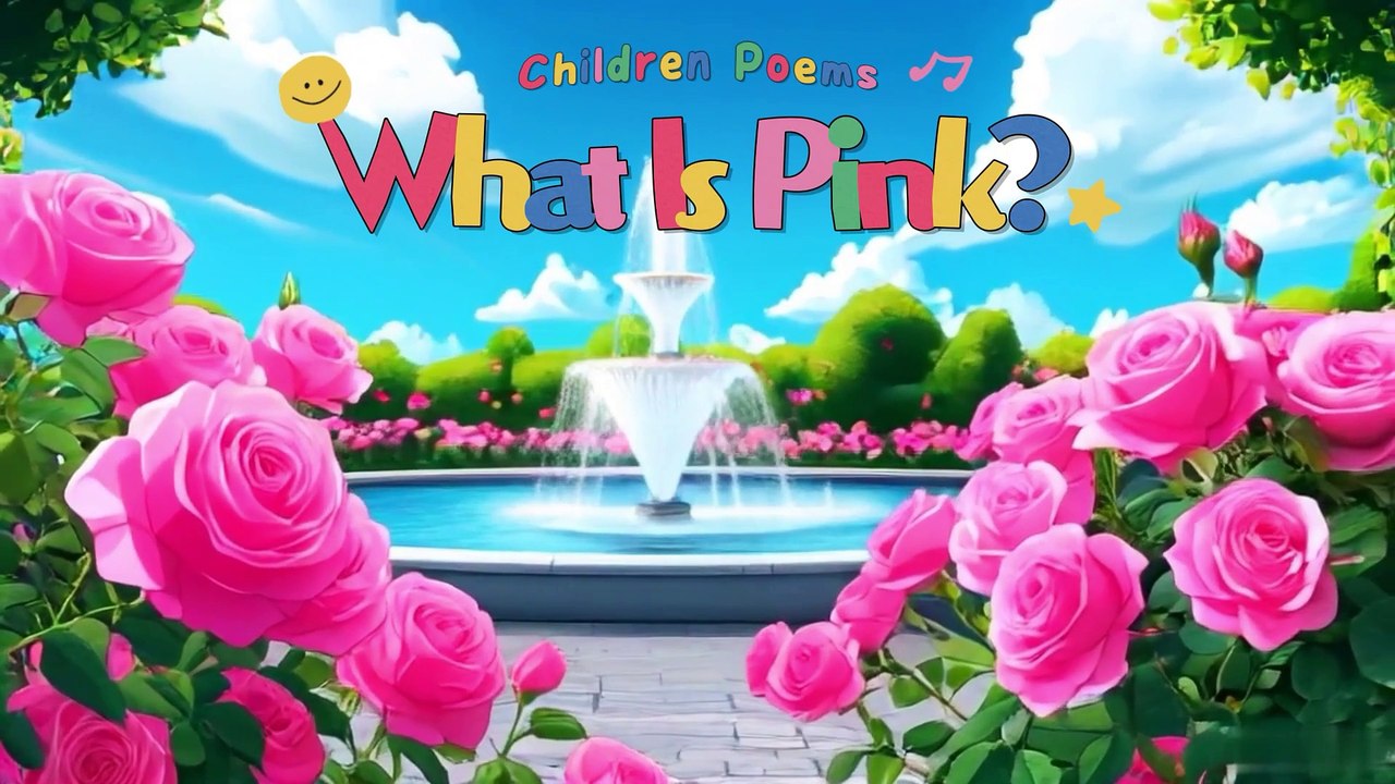 What is Pink? | Poem By Christina Rossetti | Nursery Rhymes - video ...