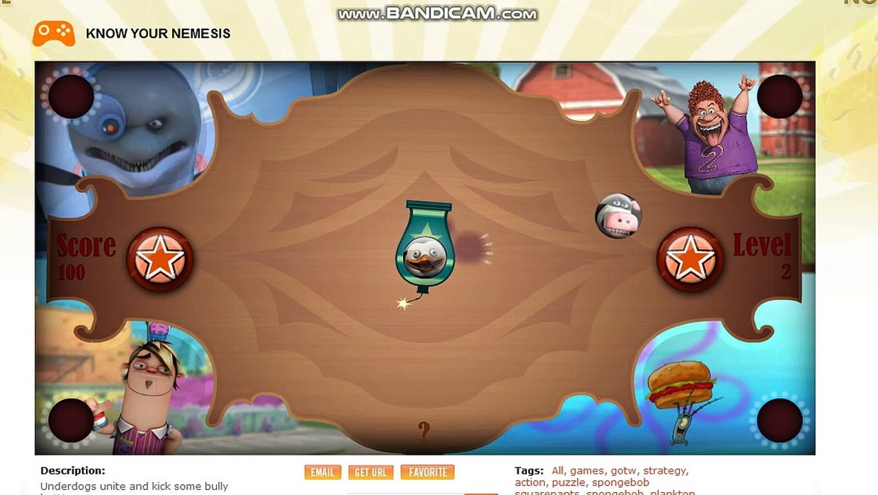 Nickelodeon: Know Your Nemesis Gameplay - video Dailymotion