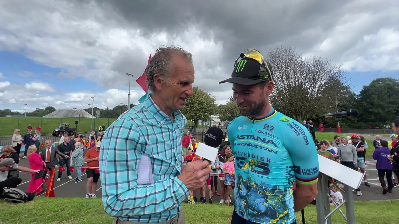 Media Isle of Man’s John Watterson interviews Sir Mark Cavendish after ...