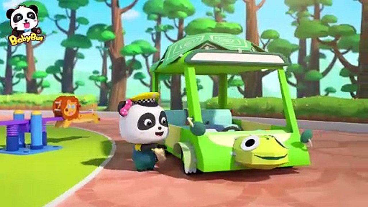 BabyBus - Kids Songs and Cartoons - Rabbit Bus vs Turtle Bus ｜ The ...