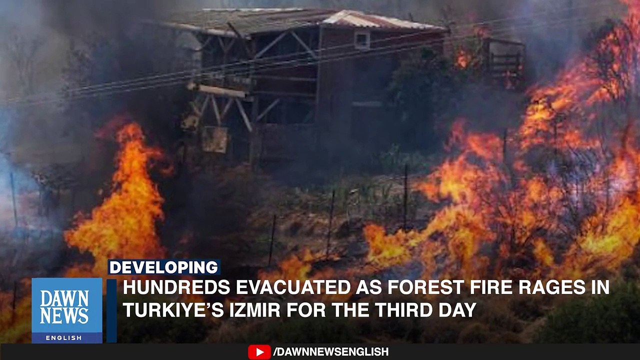 Hundreds Evacuated As Forest Fire Rages In Turkiye’s Izmir For The ...