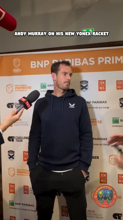 Un nouveau sponsor raquette pour Andy Murray ? - Vidéo Dailymotion