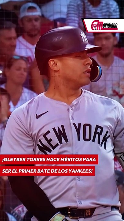 ¡Gleyber Torres hace méritos para ser el primer bate de los Yankees! - Vídeo Dailymotion