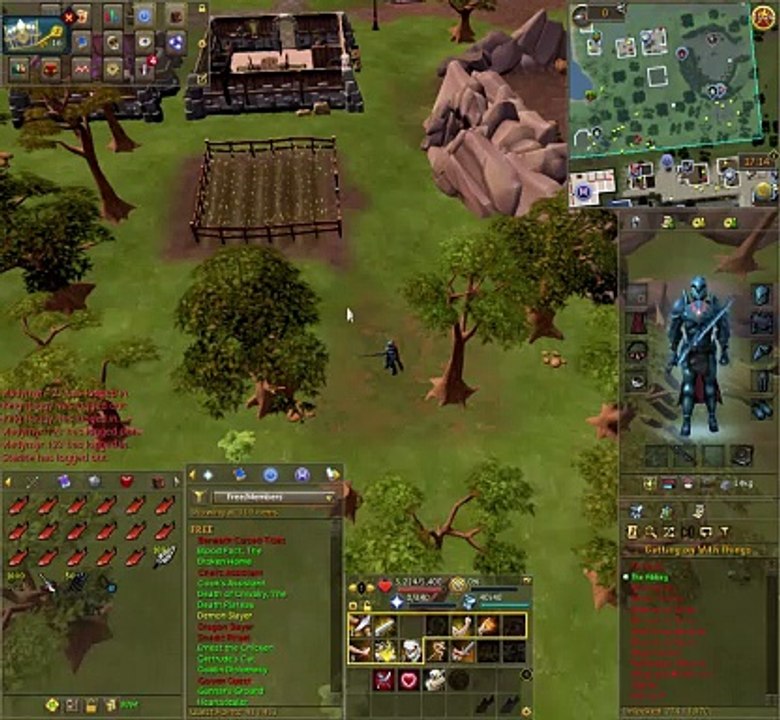 RS3, Walk animation and idle changed to legacy one when doing a quest ...