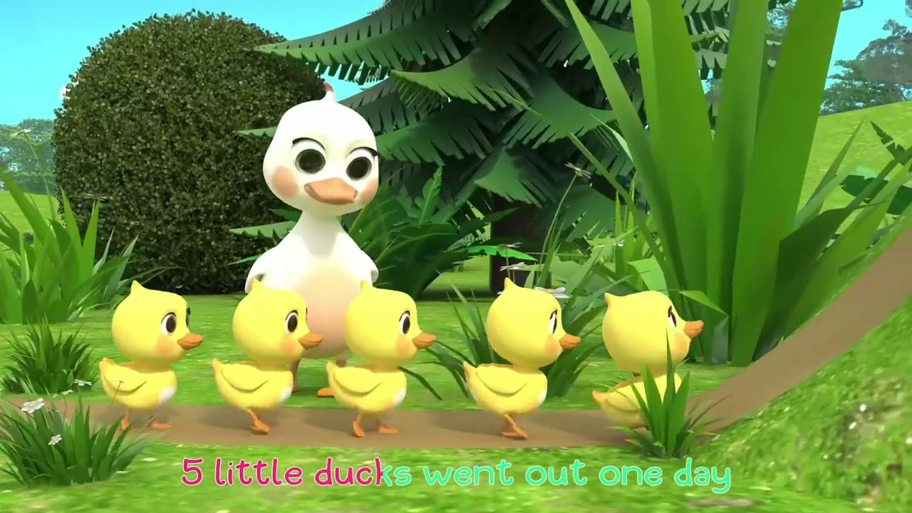 5 Colorful Rainbow Little Ducks | Newborn Baby Songs - video Dailymotion