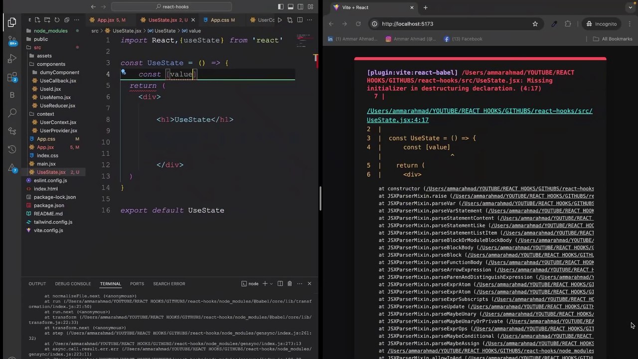 Lecture No:- 6 Mastering useState in React: The Complete Beginner's Guide - video Dailymotion