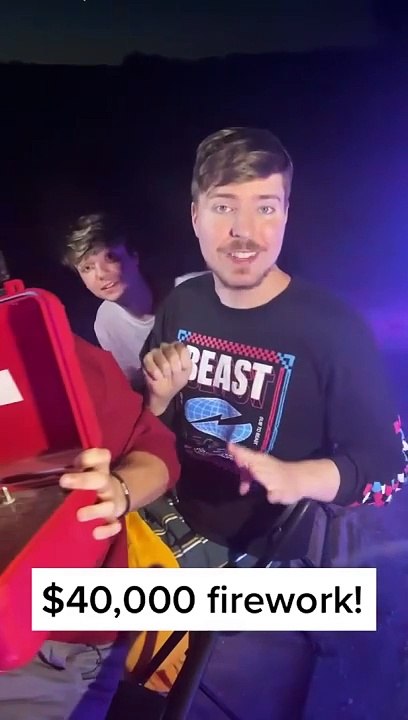 Mr beast $40,000 fire work - video Dailymotion