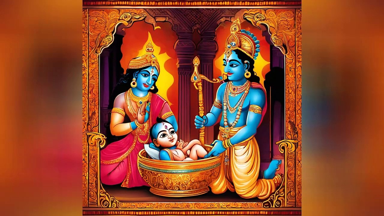 The Birth of Krishna The story of Krishna's birth in a prison and his ...