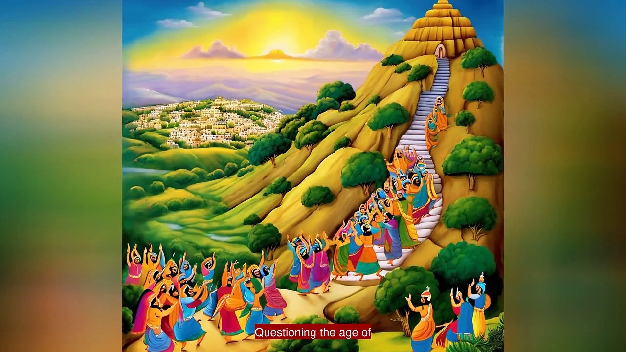 Krishna Lifts Govardhan Hill The story of how Krishna lifted the ...