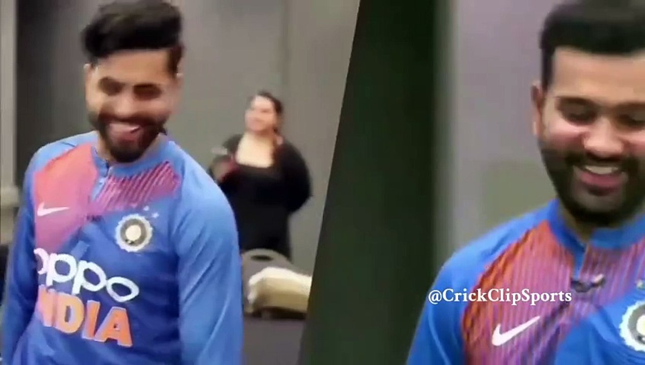 Rohit Sharma & Ravindra Jadeja Play Hilarious "Heads Up!" | Cricketers ...