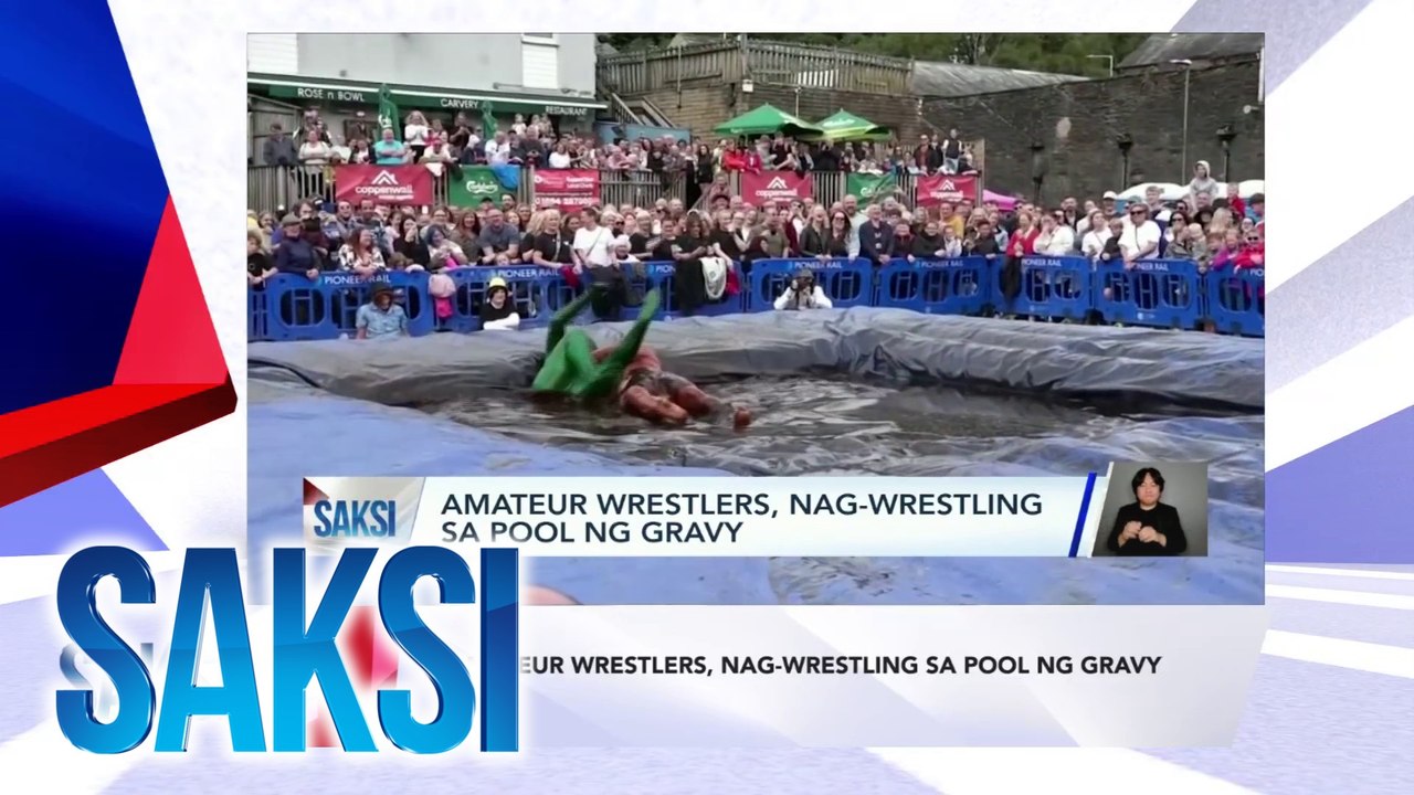 SAKSI RECAP: Amateur wrestlers, nag-wrestling sa pool ng gravy ...