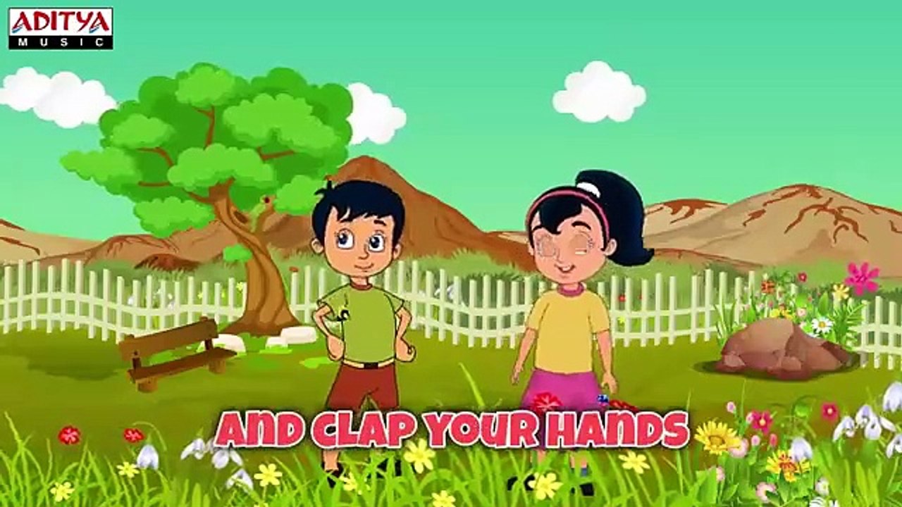 Clap Your Hands with Lyrics __ Popular English Nursery Rhymes for Kids ...