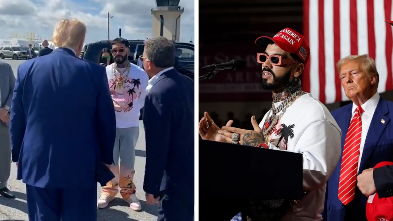 Anuel AA divide opiniones en redes al mostrar su apoyo a Donald Trump ...