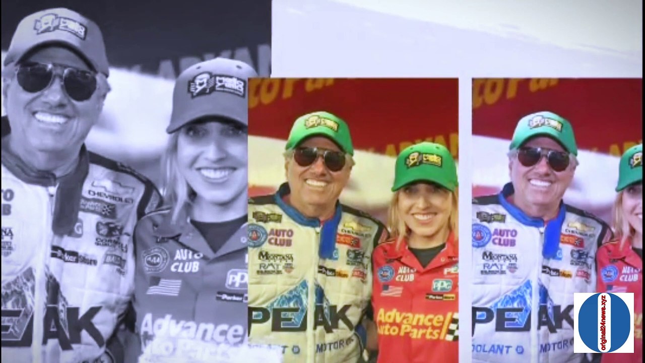 A touching photo of John Force with his daughter Courtney reveals his ...