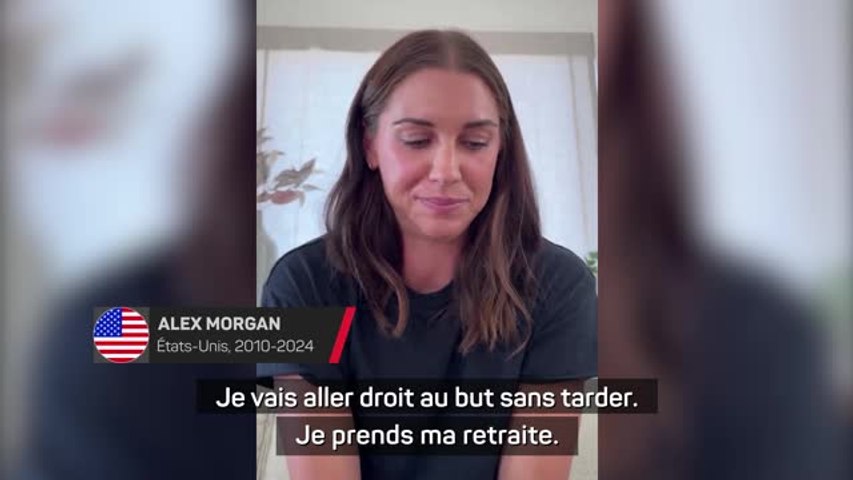 États Unis (F) : Pleine d'émotions, Alex Morgan annonce sa retraite du ...