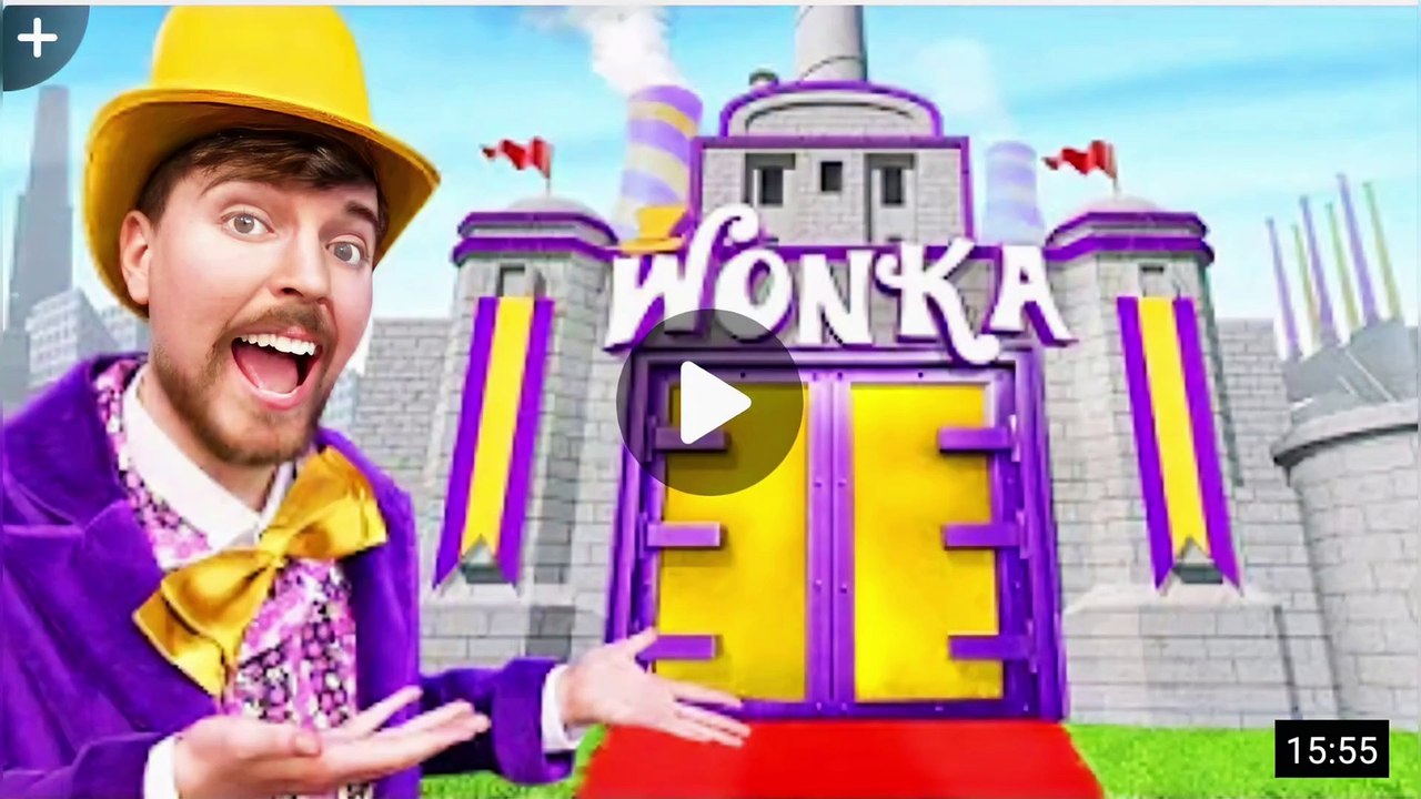 I Created WONKA'S Dream Chocolate Factory! - video Dailymotion
