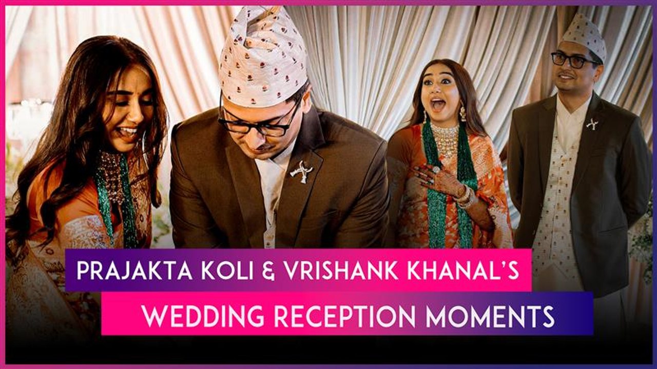 Prajakta Koli And Vrishank Khanal’s Wedding Reception Photos Are All ...