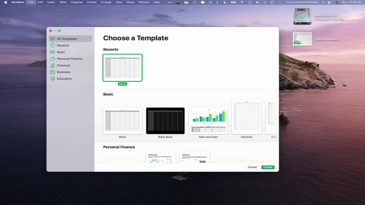 How to ADD a Column On the Numbers Application Using a Mac / Desktop Computer - Basic Tutorial ...