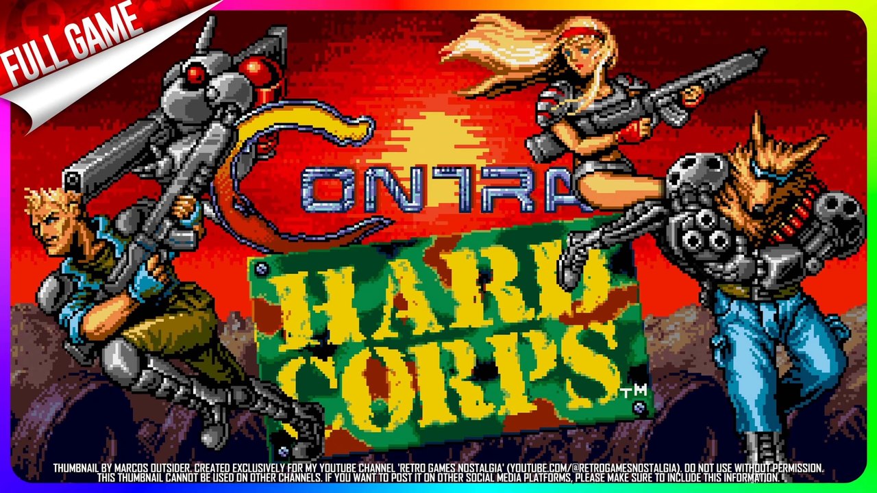 Contra: Hard Corps ‧ Ray [Sega Genesis ‧ US] - video Dailymotion