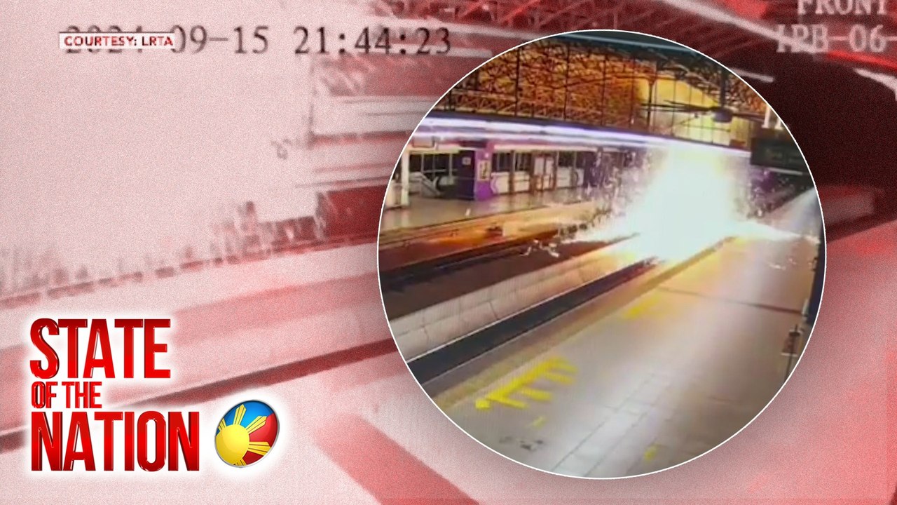 Kidlat, tumama sa kable sa Gilmore station ng LRT-2 | SONA - video ...