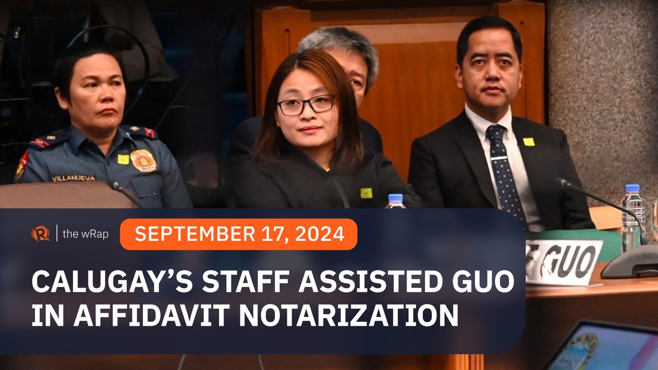 Calugay’s staff assisted with Alice Guo’s affidavit notarization ...