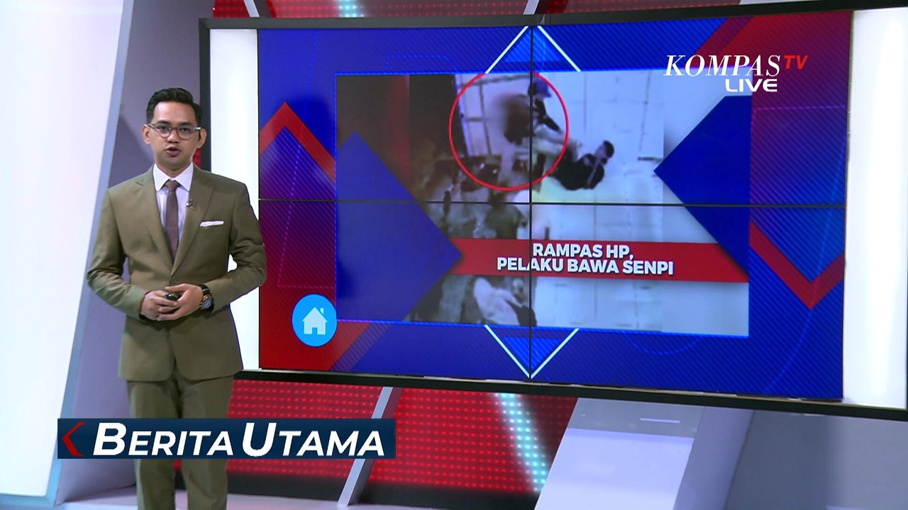 Aksi Begal Bersenjata Api Rampas HP di Warakas Terekam CCTV - Video Dailymotion