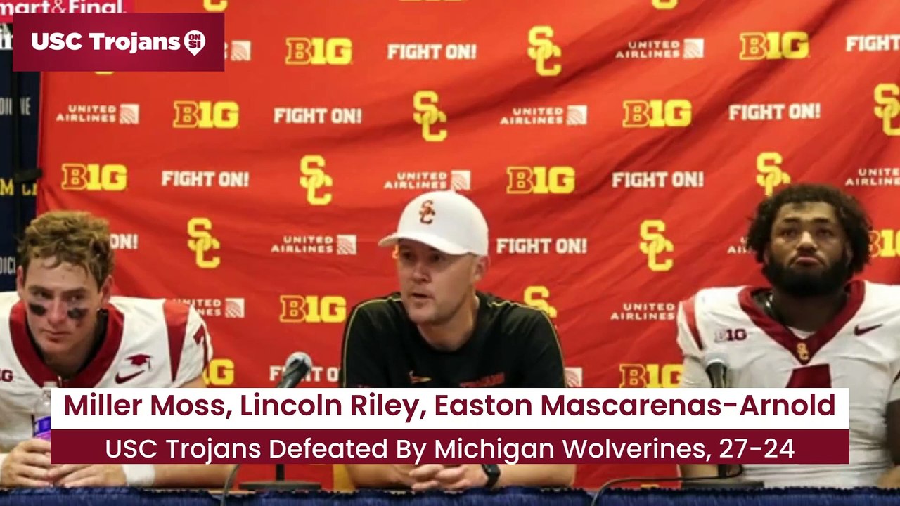 Lincoln Riley Questions Officiating In USC Trojans Loss To Michigan ...