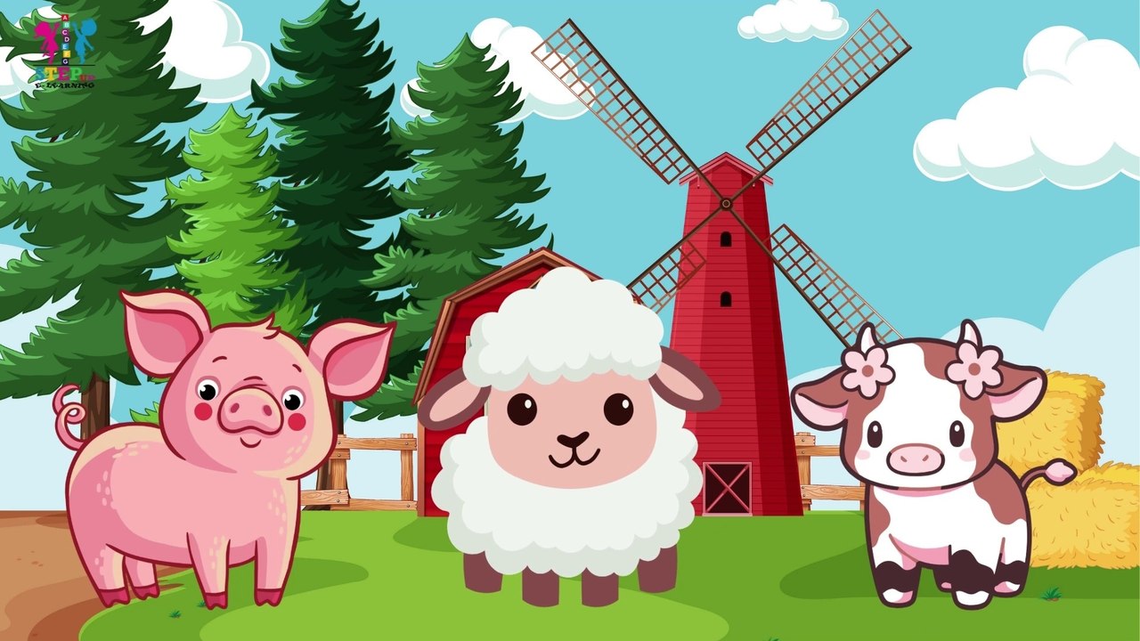 The Animals On The Farm - Animals and Farm Song for Kids - Super Simple ...