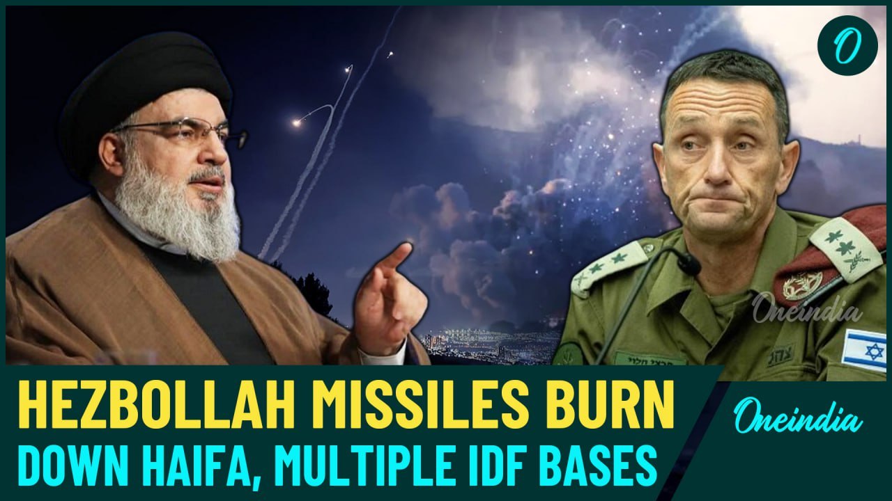 Hezbollah Hammers Haifa With FADI-1 Rockets After Hundreds Killed in ...
