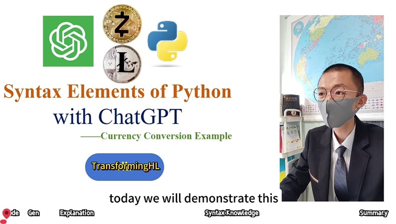 Python Syntax Elements with ChatGPT - A Currency Conversion Code Example─影片 Dailymotion