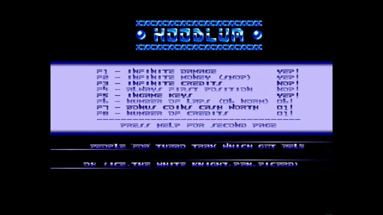 Amiga Trainer Intro - Turbo Trax by Hoodlum - video Dailymotion