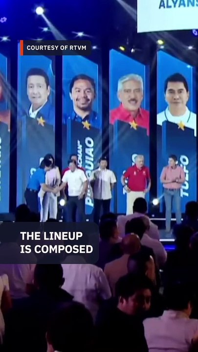 Marcos bares 2025 senatorial slate under Alyansa para sa Bagong Pilipinas - video Dailymotion