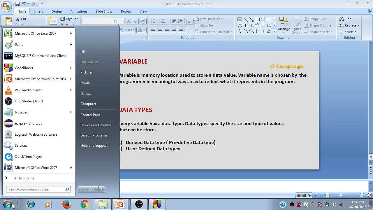 Learn.Programming Technique C to Master Skills - Variables and Datatypes - video Dailymotion