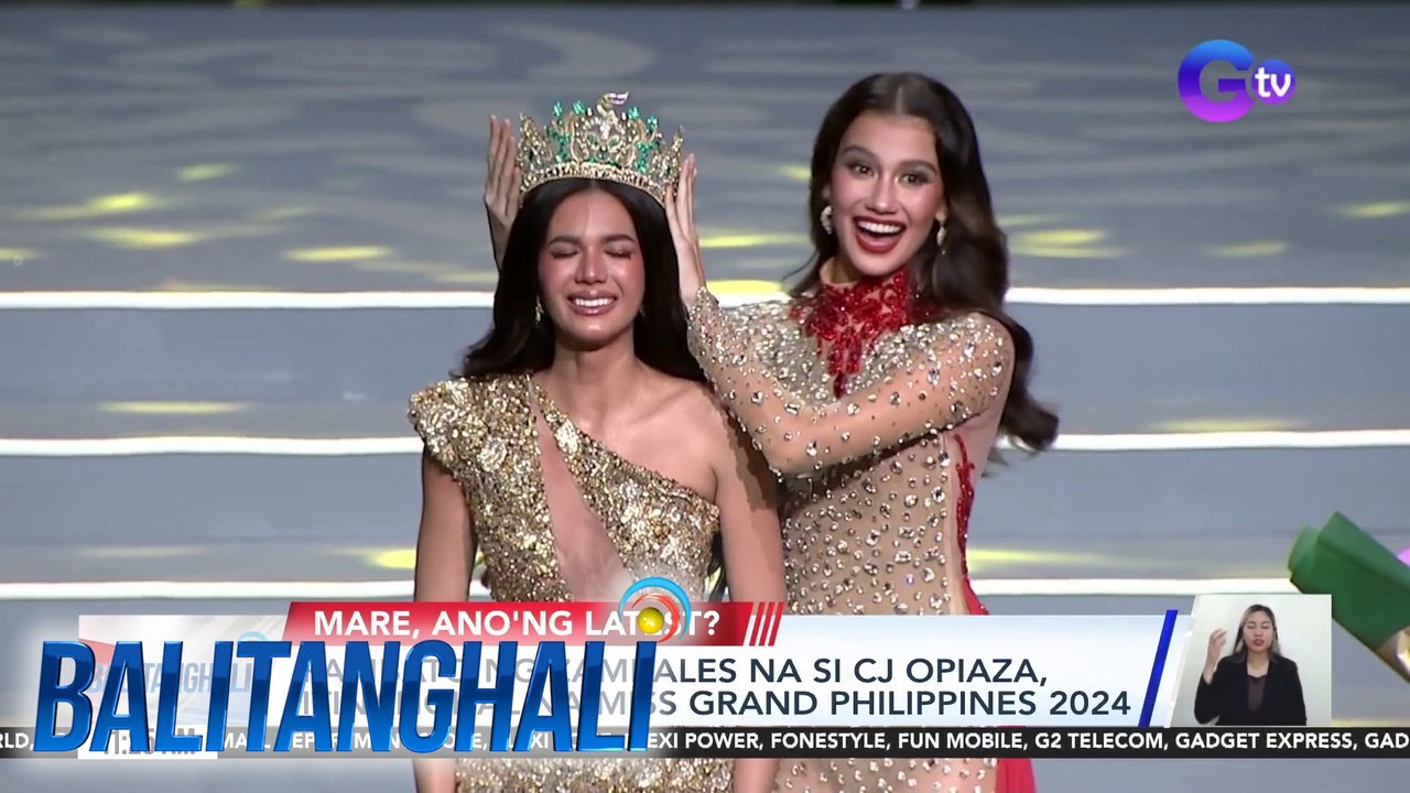 Pambato ng Zambales na si CJ Opiaza, itinanghal na Miss Grand Philippines 2024 | Balitanghali ...