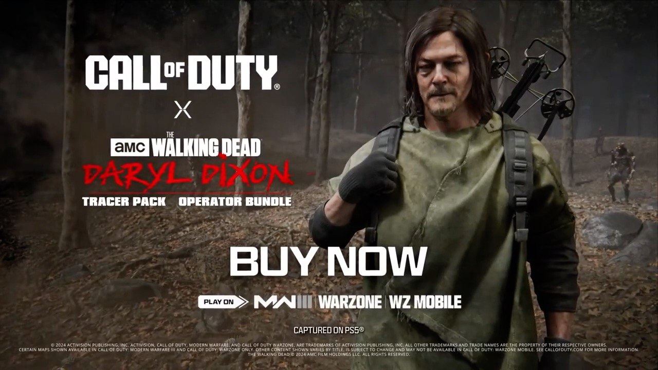 Call of Duty Warzone & Modern Warfare 3 Official The Walking Dead Daryl ...